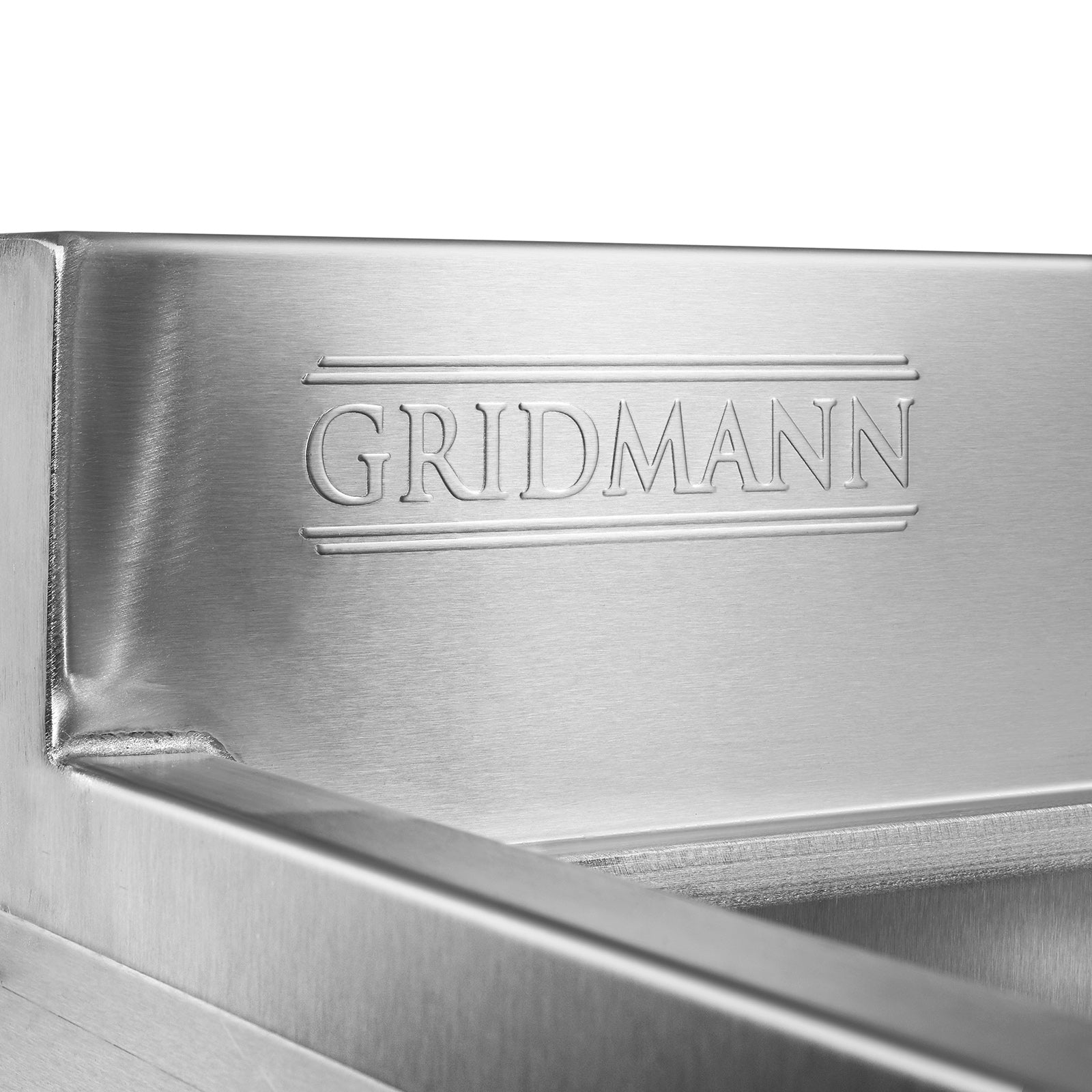 3 Compartment NSF Stainless Steel Bar Sink – Gridmann.com