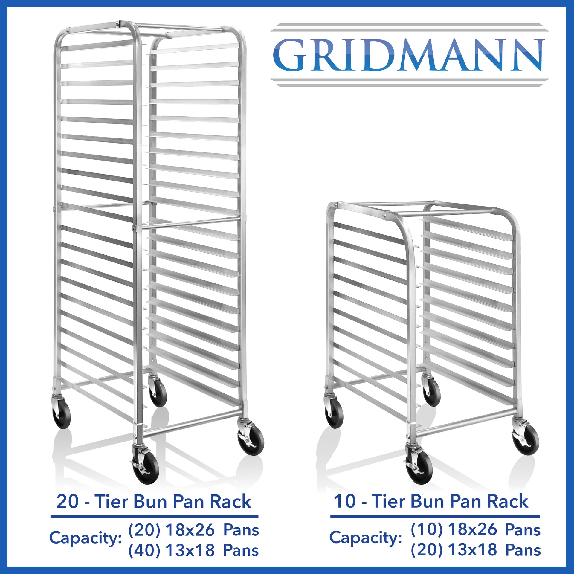 20 Sheet Commercial Kitchen Bakery Rack – Gridmann.com