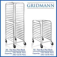 10 Sheet Commercial Kitchen Bakery Rack – Gridmann.com