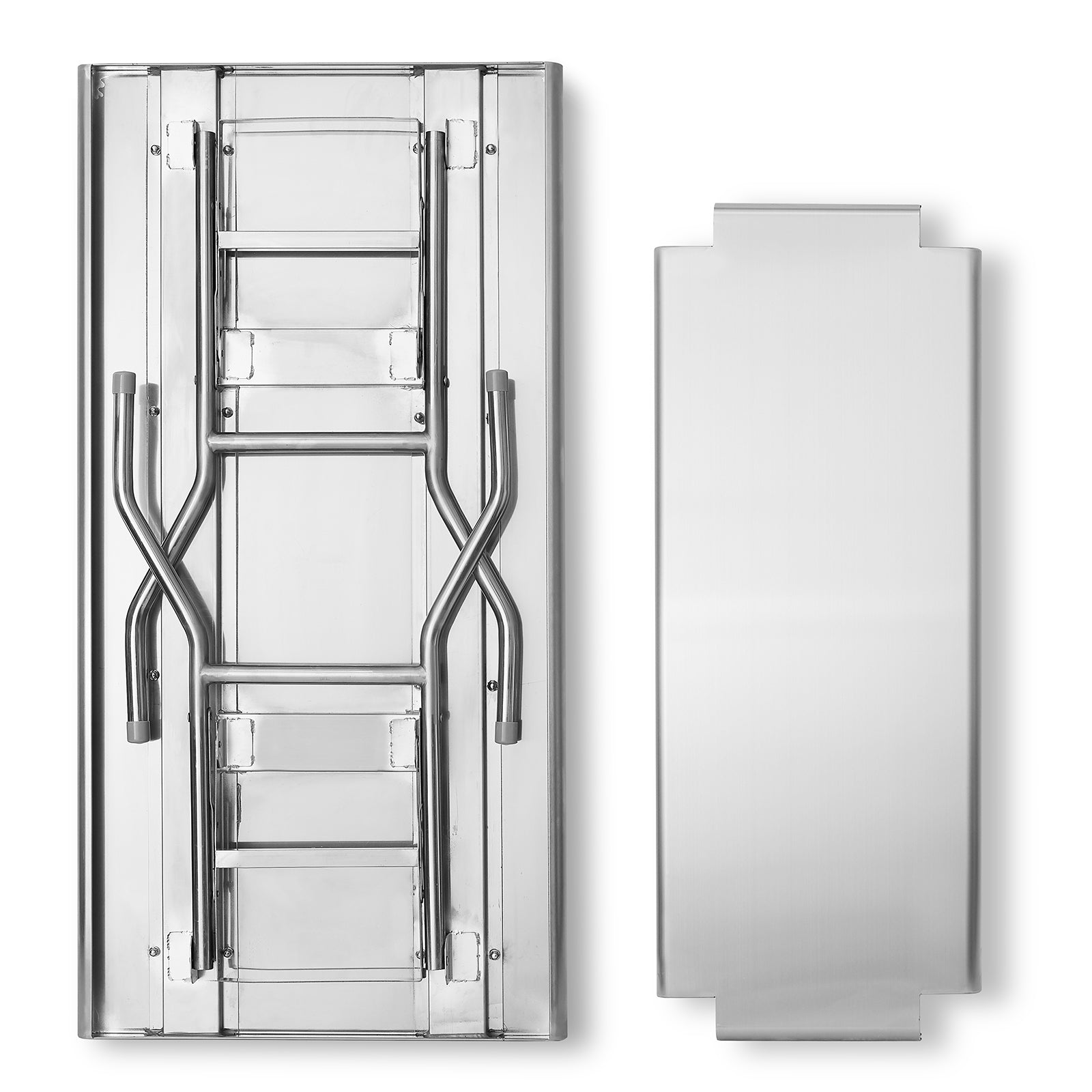 Stainless Steel Folding Prep Tables, NSF Certified – Gridmann.com