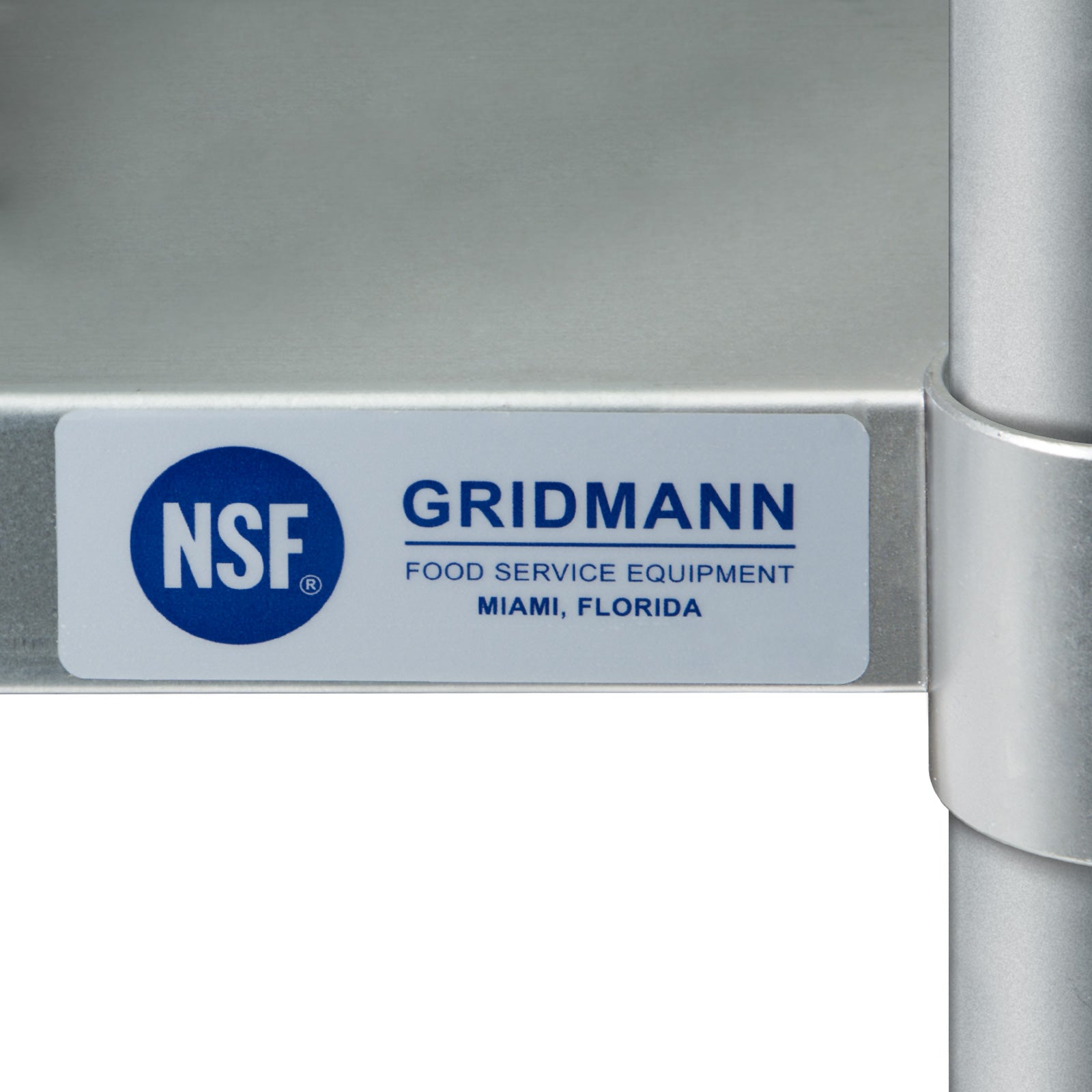 Stainless Steel Prep Tables w/ Double Overshelf, NSF Certified ...